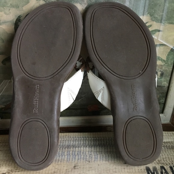 Ruff Hewn | Shoes | Ruff Hewn White Tan Sandals Womens 85 Navajo | Poshmark